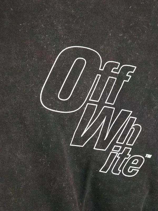 Off-White Half-zip Long-sleeved Sweater