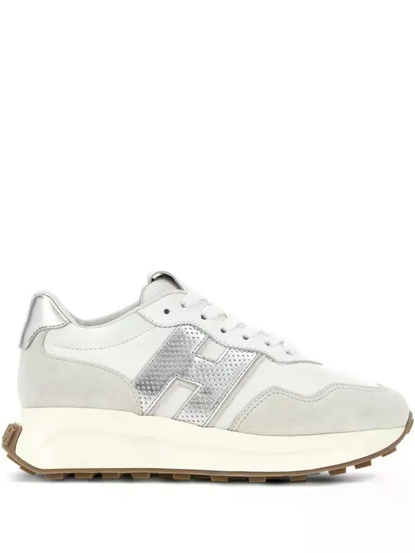 Hogan H641 Perforated Leather Sneakers - Grey