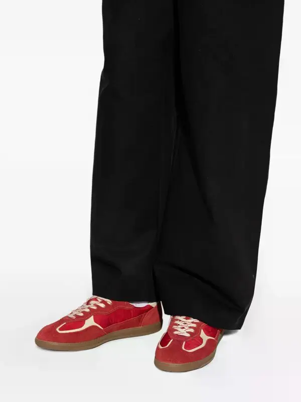 ALOHAS Paneled Lace-up Sneakers - Red