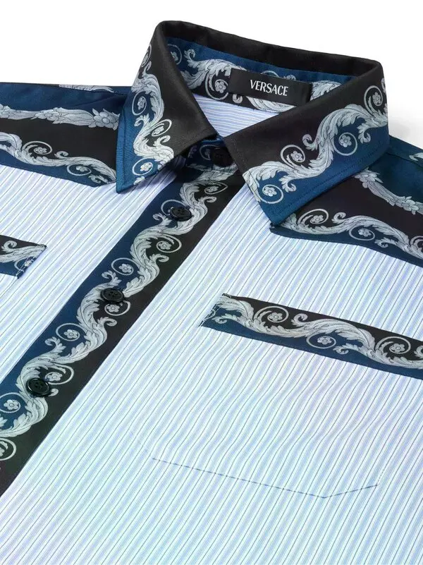 Versace Striped-print Shirt