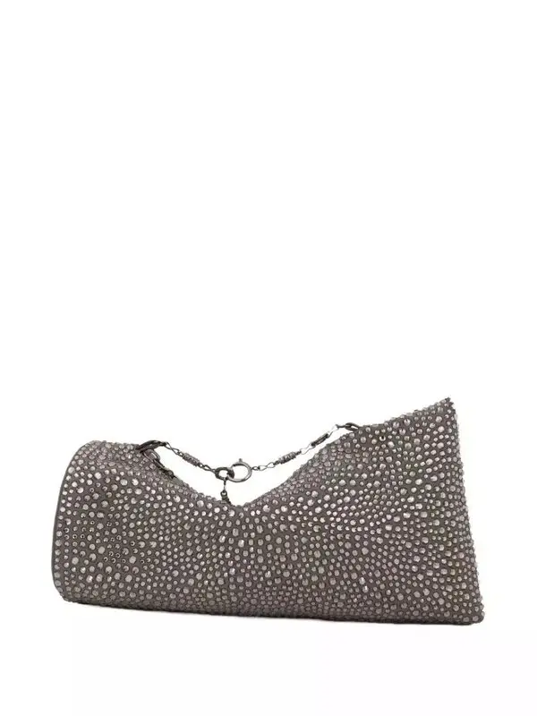GEMY MAALOUF Crystal-embellished Clutch - Grey