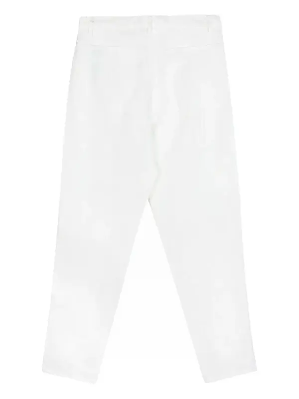 Comme Des Garçons Woven Trousers With Belt Loops