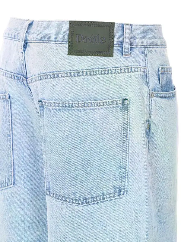 Drole De Monsieur Light Wash Five-pocket Jeans