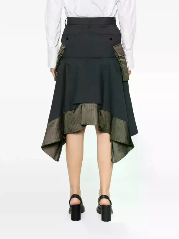 Sacai Asymmetric Hem Skirt