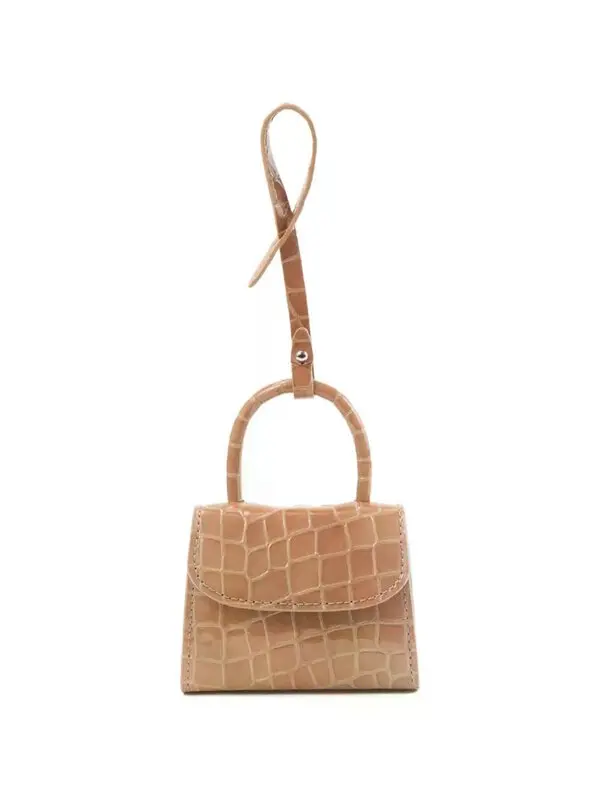 By Far Mini Embossed Charm - Neutrals