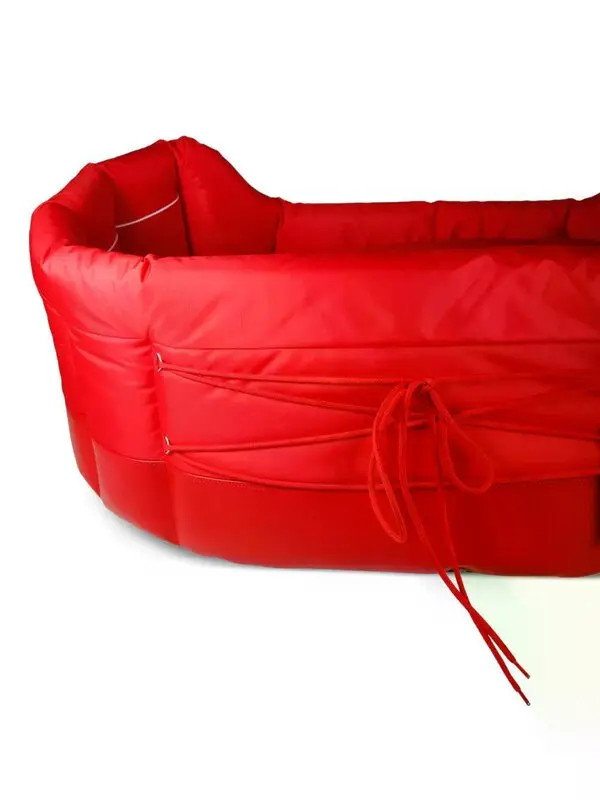 Moon Boot X Poldo Dog Couture Padded Dog Bed With Drawstring Detail