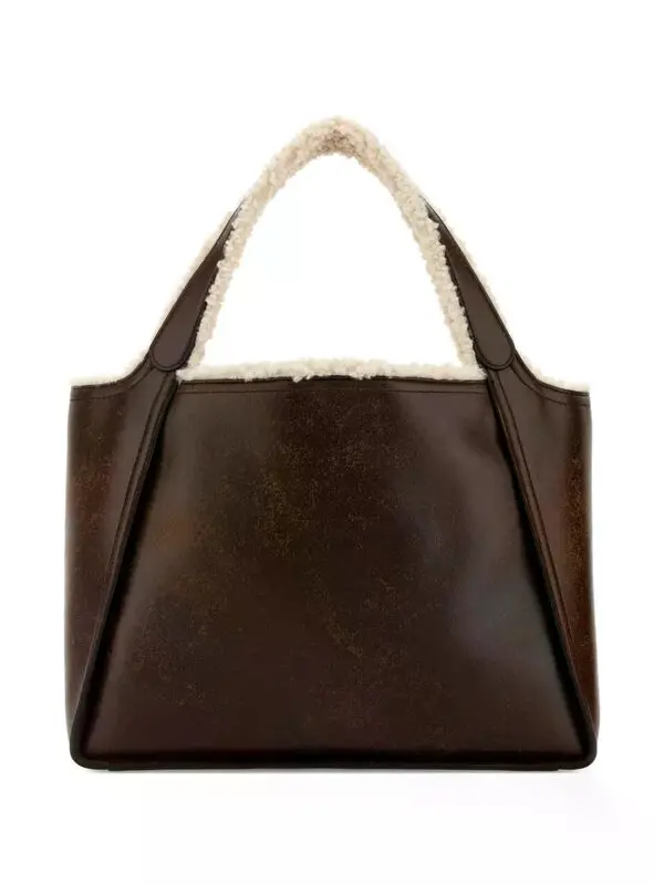Stella McCartney Logo Detail Tote Bag - Brown