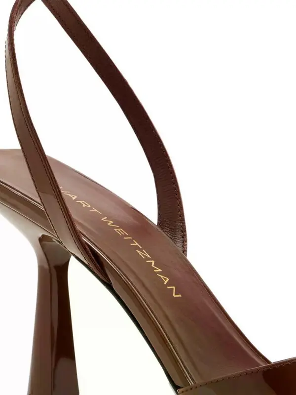 STUART WEITZMAN Ankle-strap Peep-toe Pumps