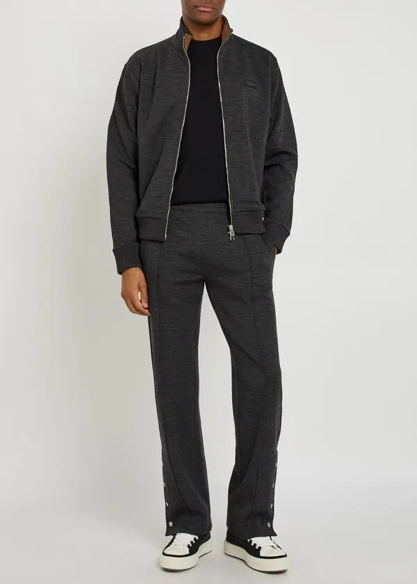 Givenchy Logo-appliquéd Wool-blend Track Jacket