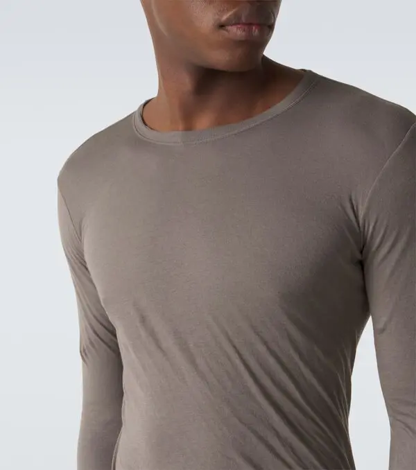 Rick Owens Draped Cotton Jersey Top
