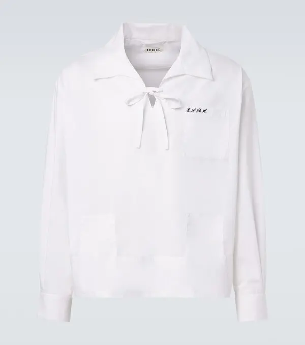 BODE Cotton Poplin Top
