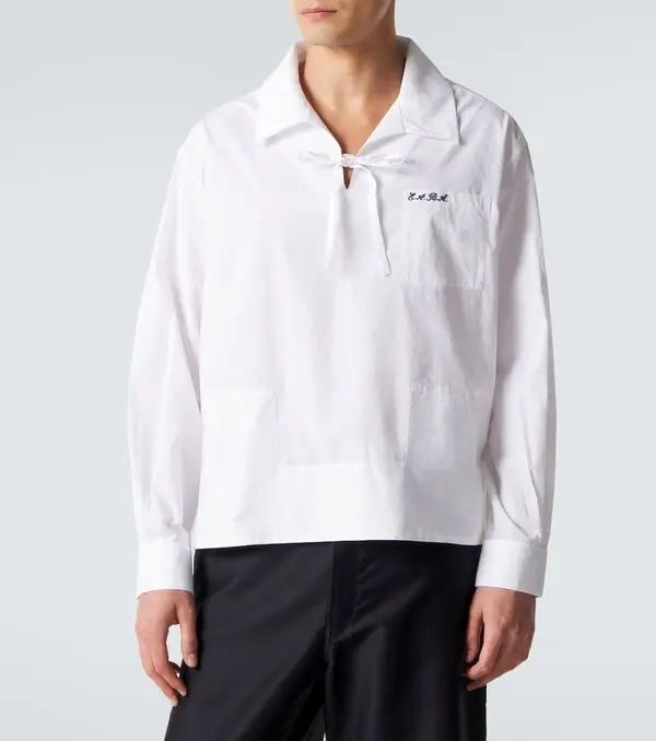 BODE Cotton Poplin Top