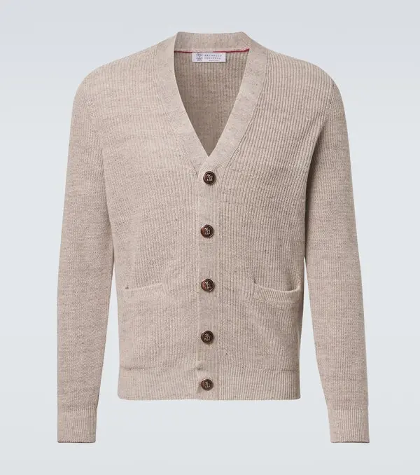 Brunello Cucinelli Ribbed-knit Cardigan