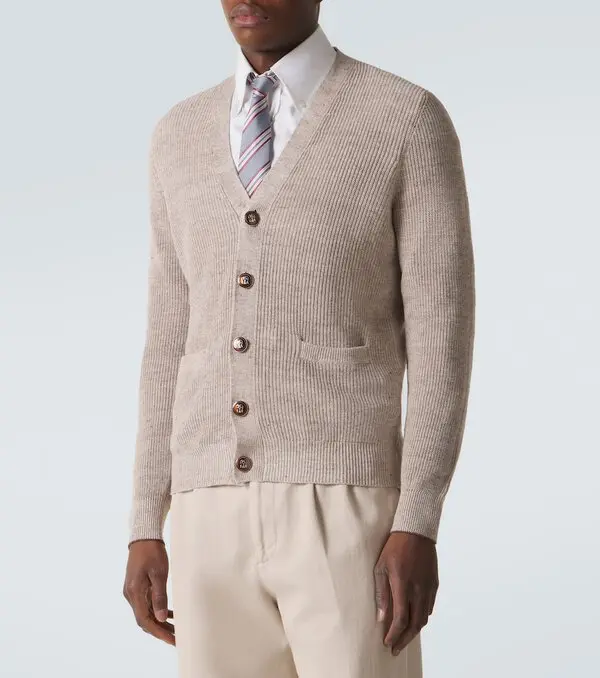 Brunello Cucinelli Ribbed-knit Cardigan