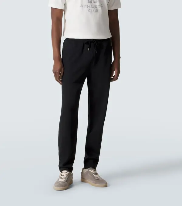 Brunello Cucinelli Cotton-blend Jersey Sweatpants