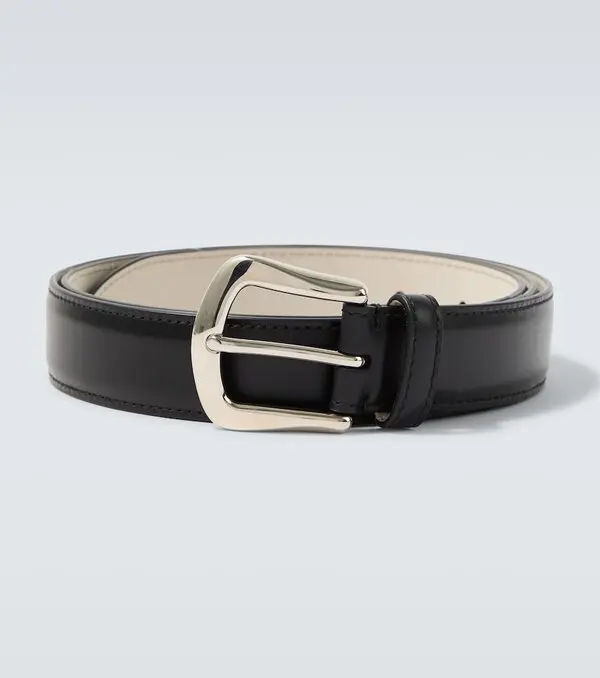 Brunello Cucinelli Leather Belt - Black