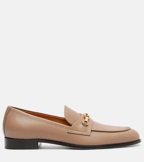 TOD'S Leather Loafers - Beige
