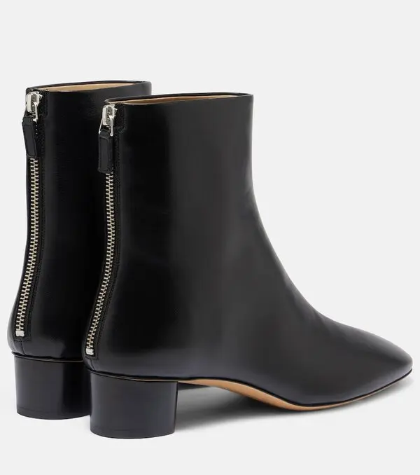 Le Monde Beryl Carole Leather Ankle Boots