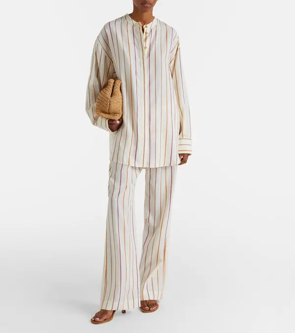 Asceno Ferrara Striped Shirt