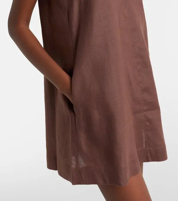 Asceno Derya Linen Minidress