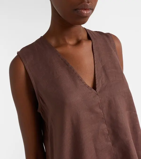 Asceno Derya Linen Minidress