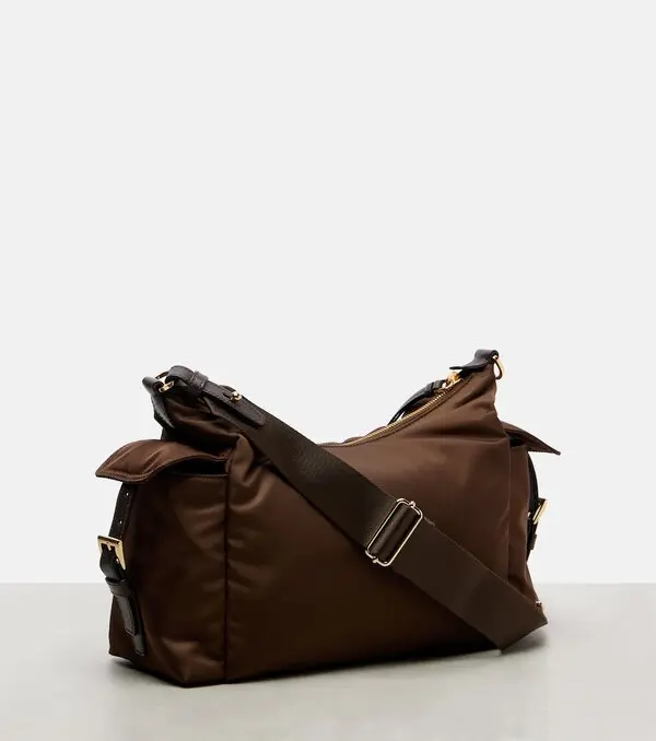 Prada Re-nylon Shoulder Bag - Brown