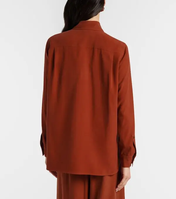 Max Mara Silk Shirt - Brown