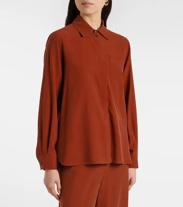 Max Mara Silk Shirt - Brown