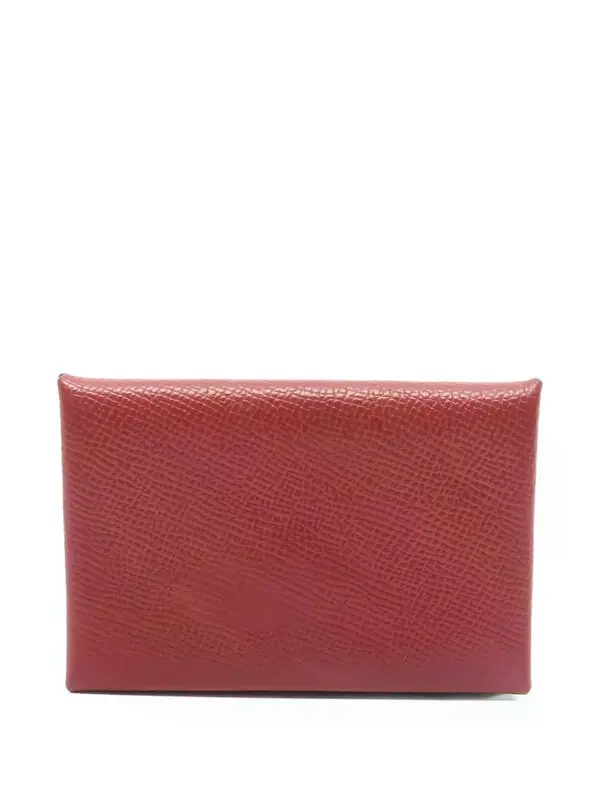 Hermès 2022 Calvi Card Holder - Brown