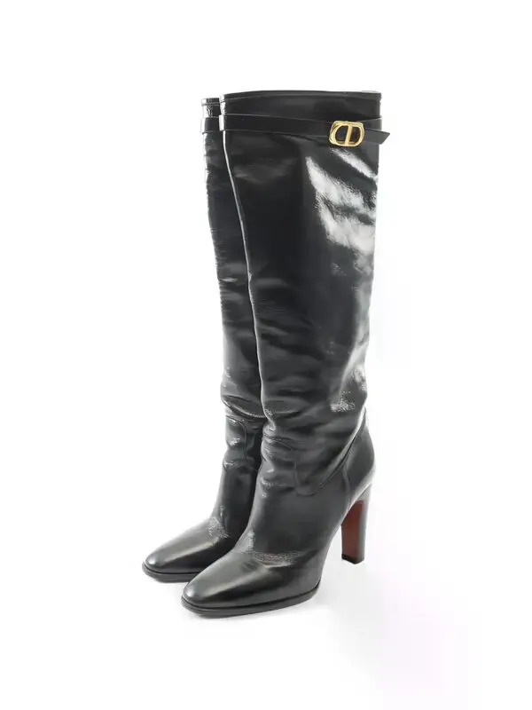 Dior Knee-high Block Heel Boots