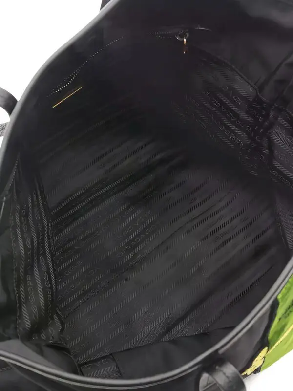 Prada Cayet Trompe L'oeil Tote Bag