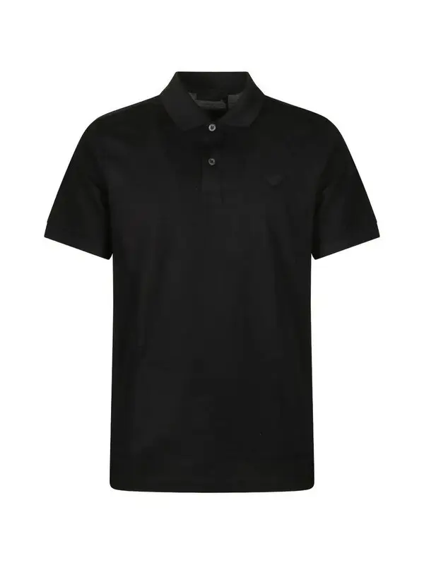 Prada Short-sleeve Polo Shirt - Black