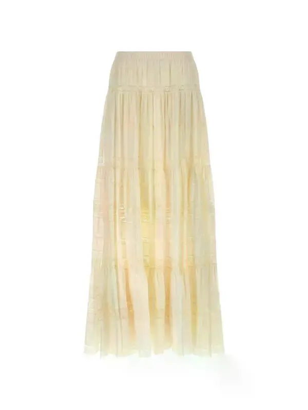 Ermanno Scervino Lace Insert Maxi Skirt