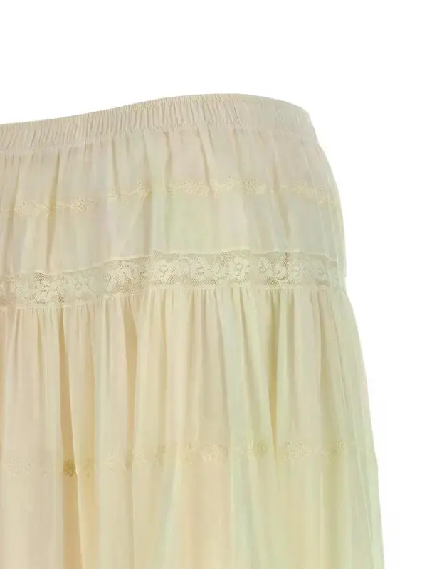Ermanno Scervino Lace Insert Maxi Skirt