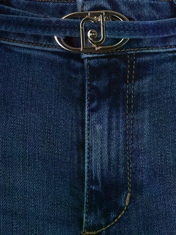 Liu Jo Five-pocket Belted Jeans