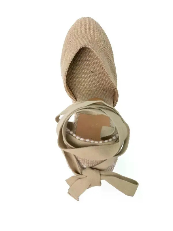 CastaÑer Chiara Raffia Wedge Espadrilles