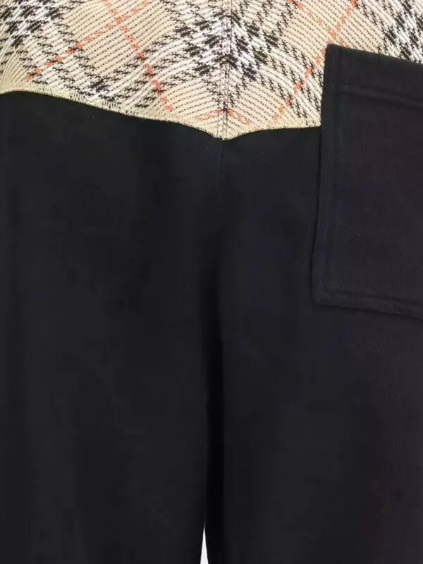 Burberry Check-panel Track Pants
