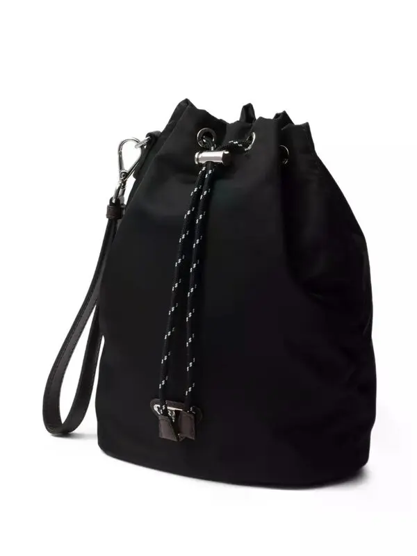 Prada Speedrock Re-nylon Pouch Bag - Black