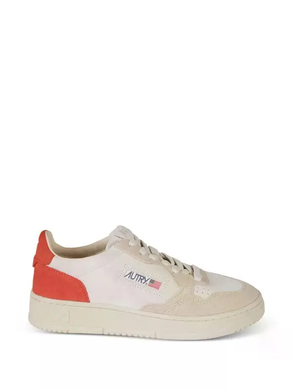 AUTRY Lace-up Perforated Sneakers - Neutrals