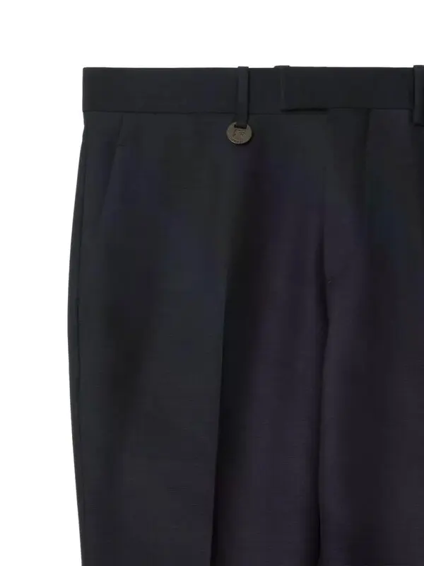 Burberry Wool Mohair Tailored Trousers