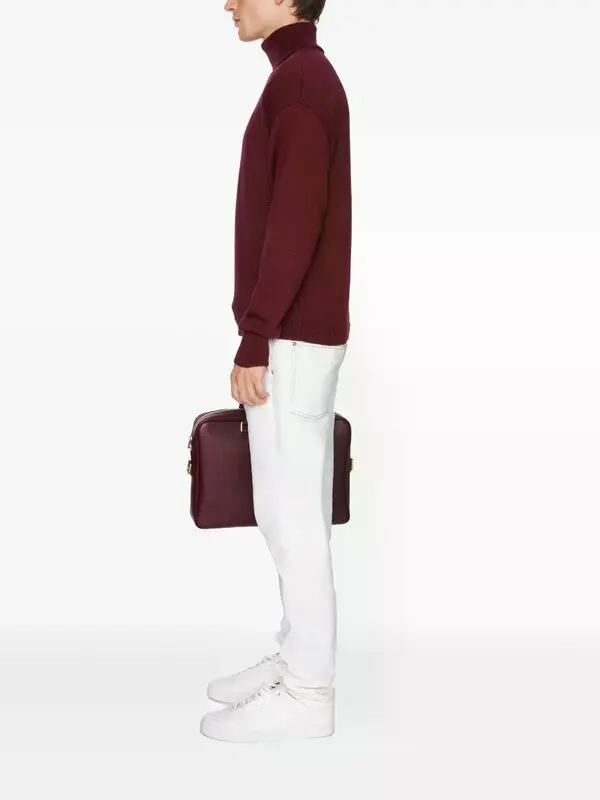 Place Of Ëlms Turtleneck Sweater With Tone-on-tone Embroidery