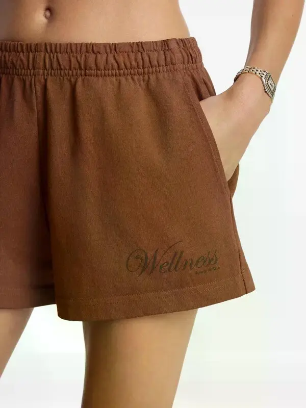 Sporty & Rich Soho Disco Elasticated Waist Shorts