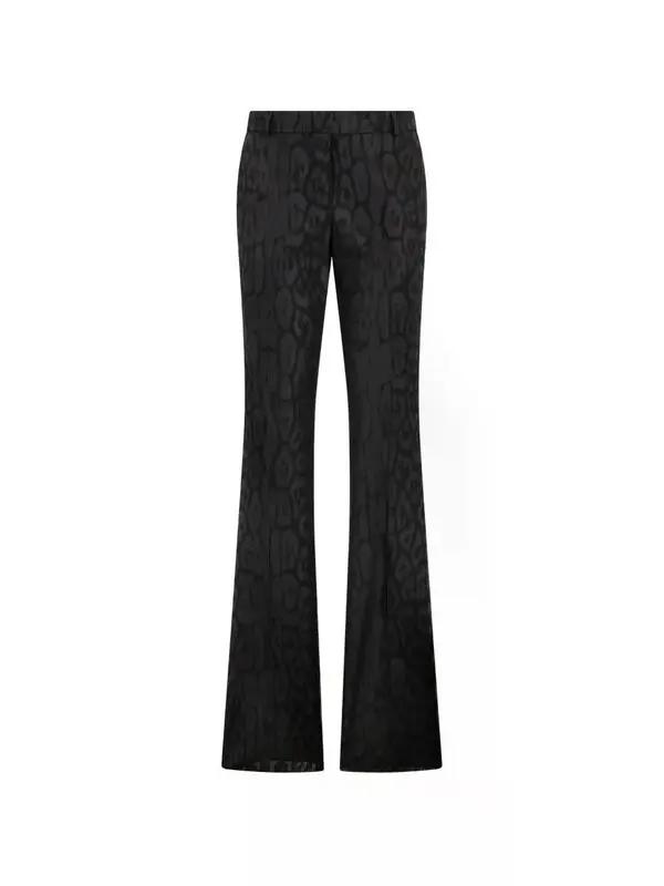 Roberto Cavalli Printed Flared Trousers