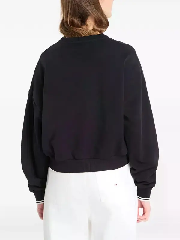 Fred Perry Crew Neck Sweater With Embroidered Logo