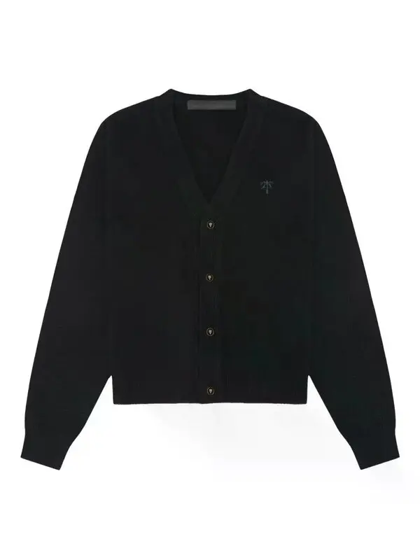 Place Of Ëlms Logo-plaque Cardigan