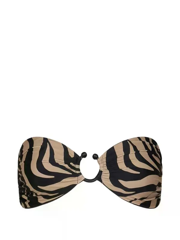Johanna Ortiz Seawaters Bikini Top - Black