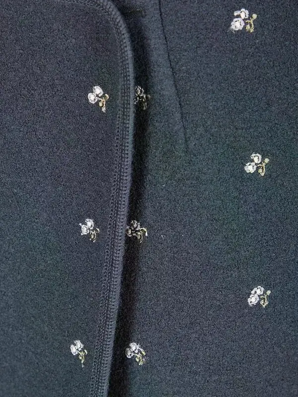 RIER Floral Detail Wrap Mini Skirt