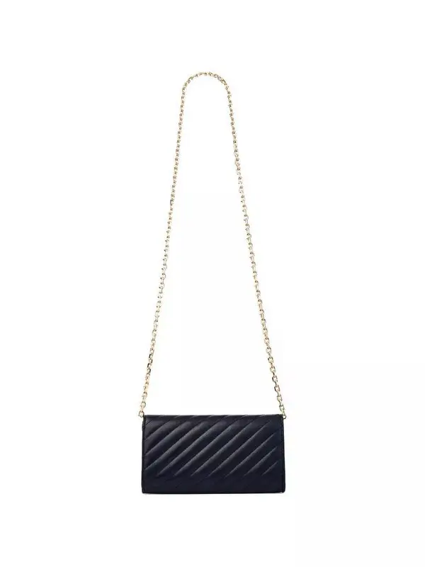 JIMMY CHOO Avenue Curve Quilted Chain-strap Shoulder Bag