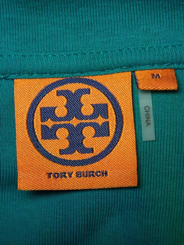 Tory Burch Cotton Three-quarter Sleeve Polo Shirt