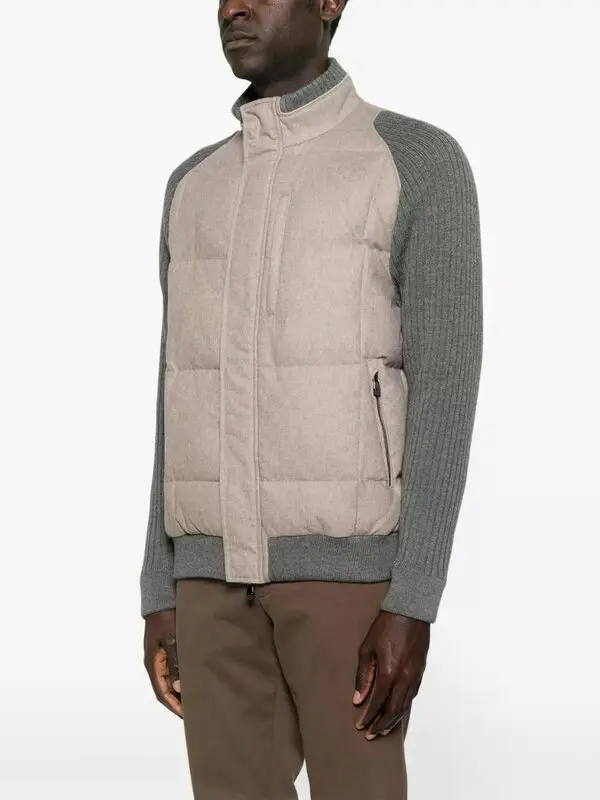 Corneliani Panelled Zip-up Jacket